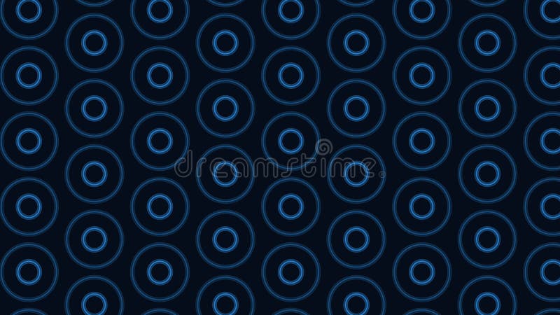 Glowing Blue Circle Pattern on Dark Background Stock Footage - Video of intensity, geometric ...