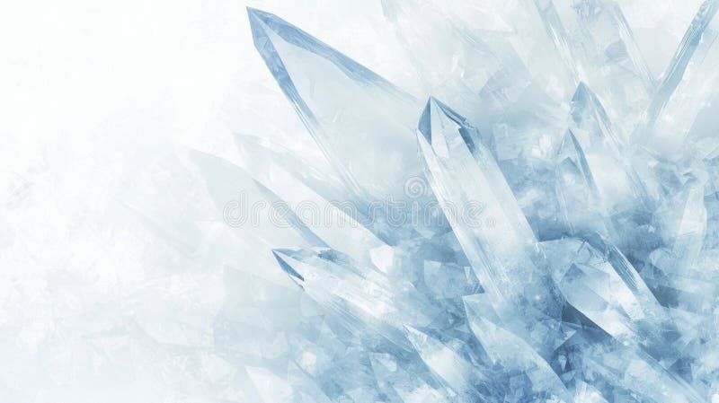 Mesmerizing Blue Crystal Cluster Shines Against a White Background ...