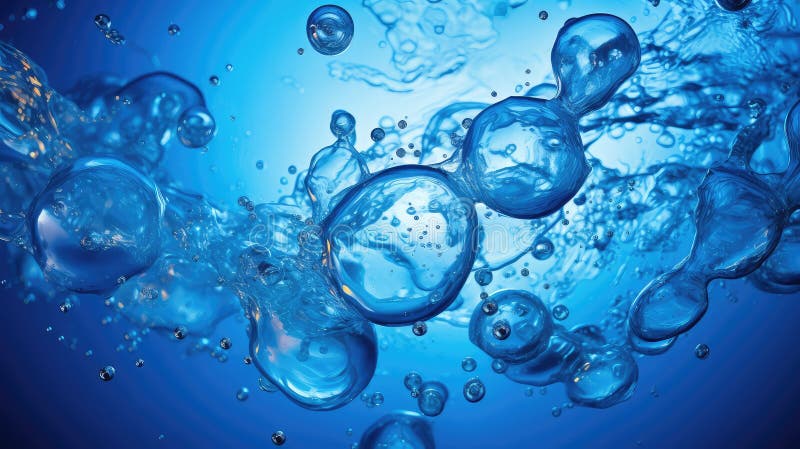 Mesmerizing Blue Explosion Transparent Stock Photo - Image of ripples ...