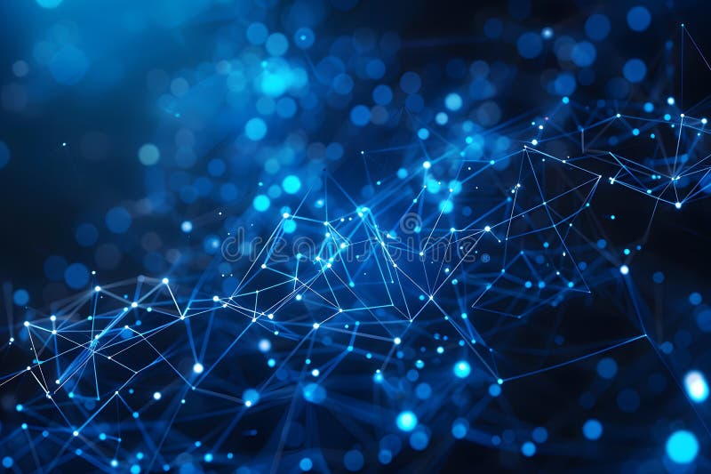 Mesmerizing Blue Gradient Dotted Wallpaper for Digital Art Stock ...