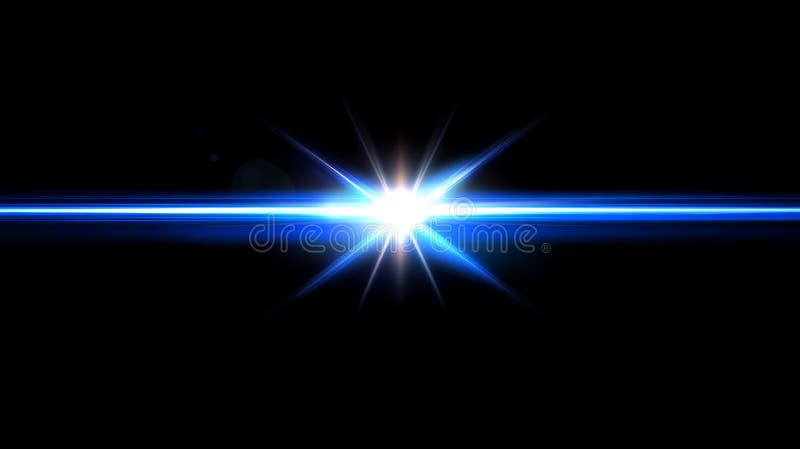 Futuristic Blue Light Streak Animation Creating a Vibrant Atmosphere in ...