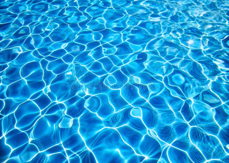 Mesmerizing Blue Pool Texture with Water Ripples Stock Illustration ...