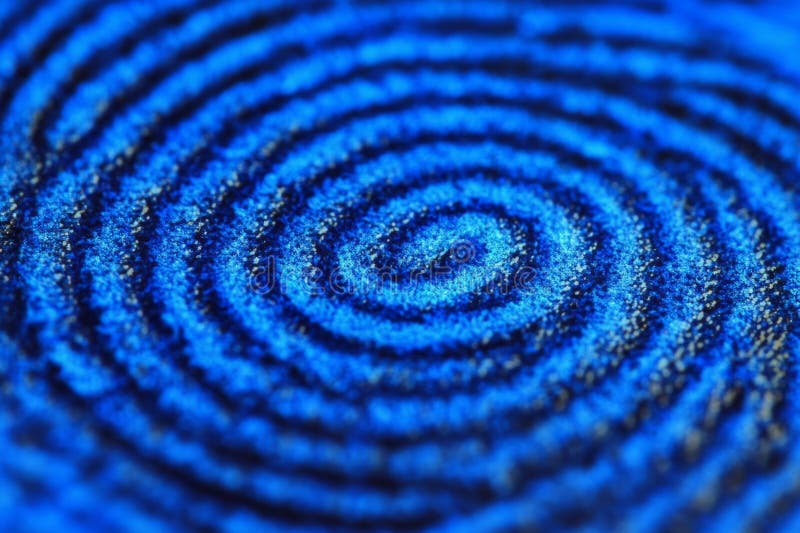 Mesmerizing Blue Spiral Pattern Creating a Captivating Visual Effect ...