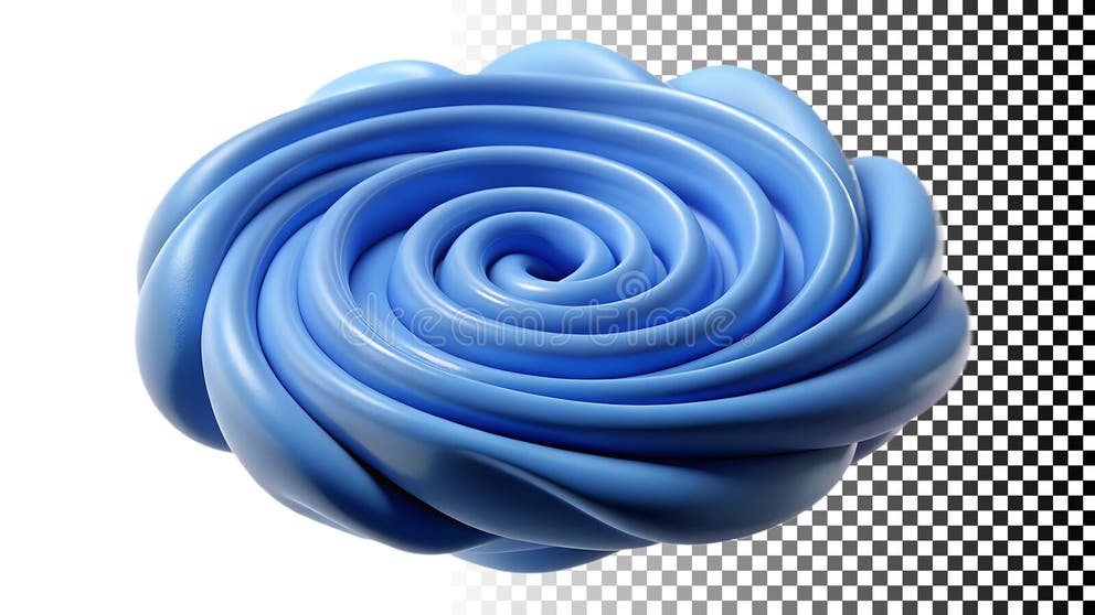 Blue Swirl Pattern, Abstract Texture, and Dynamic Flow Design Png ...