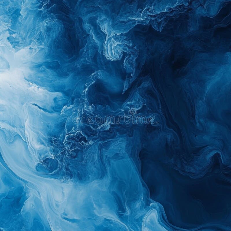 Mesmerizing Blue Swirls with Oceanic Patterns in Abstract Design Stock ...