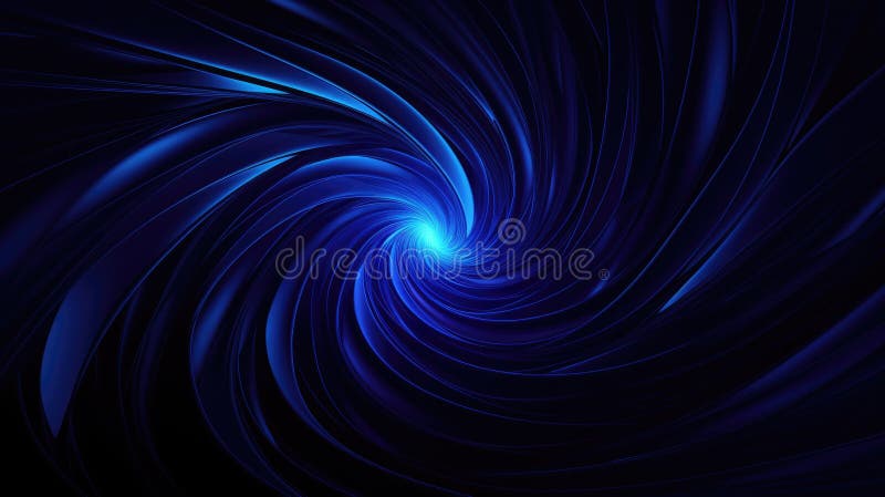 Mesmerizing Blue Vortex Abstract Background Design Stock Illustration ...