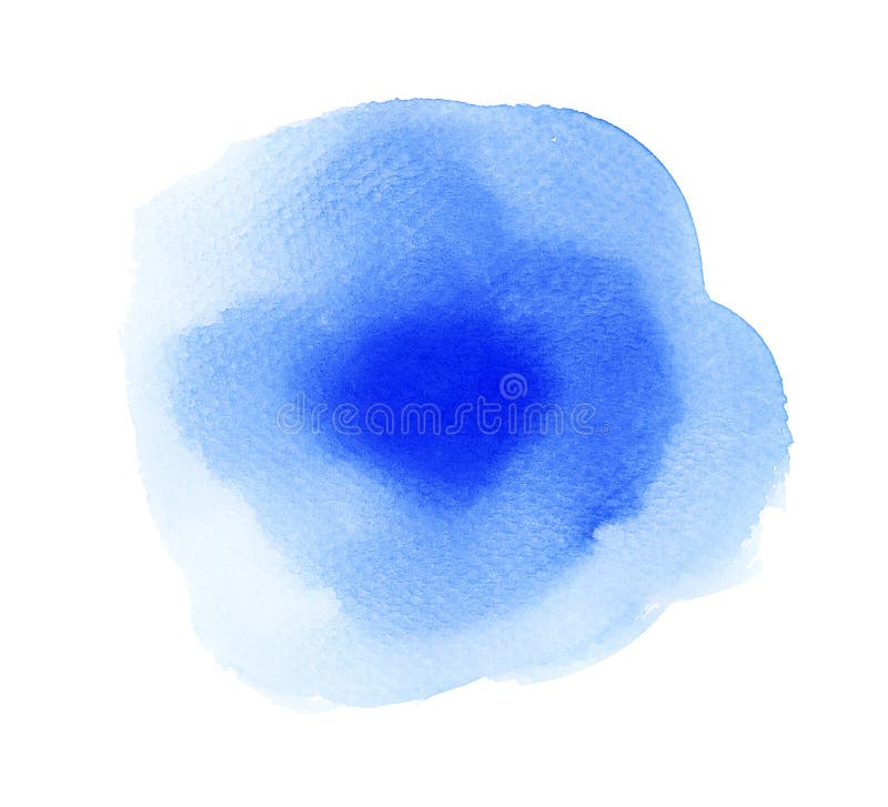 Mesmerizing Blue Watercolor Splatter Stock Illustration - Illustration ...