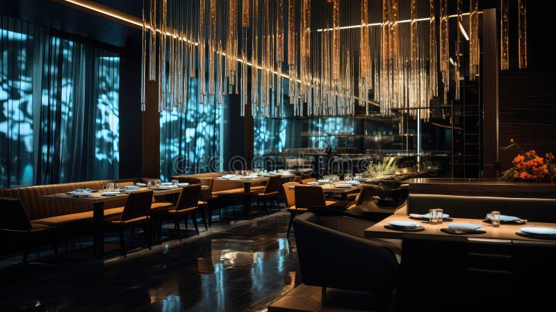 Mesmerizing Blurred Interior Lighting Stock Illustration - Illustration ...