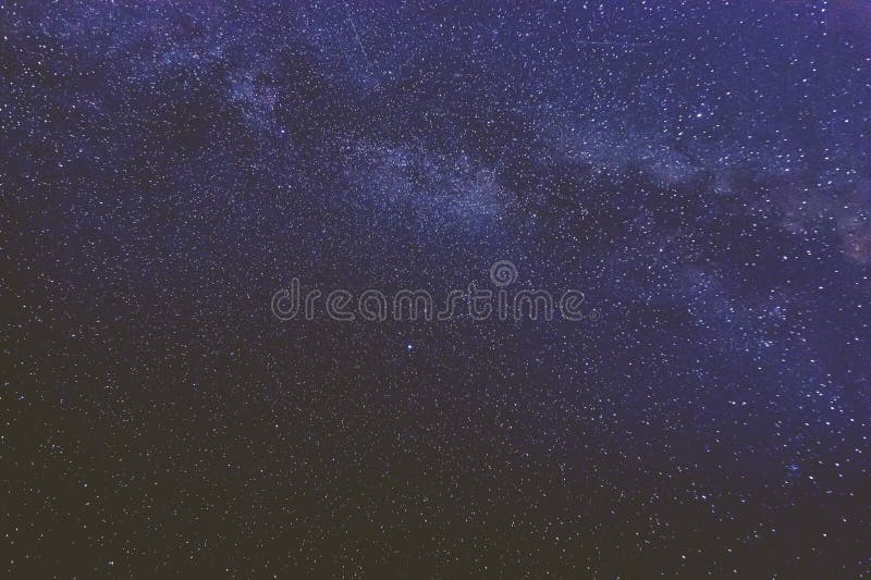 Mesmerizing Bright Starry Night Stock Image - Image of vast, majestic ...