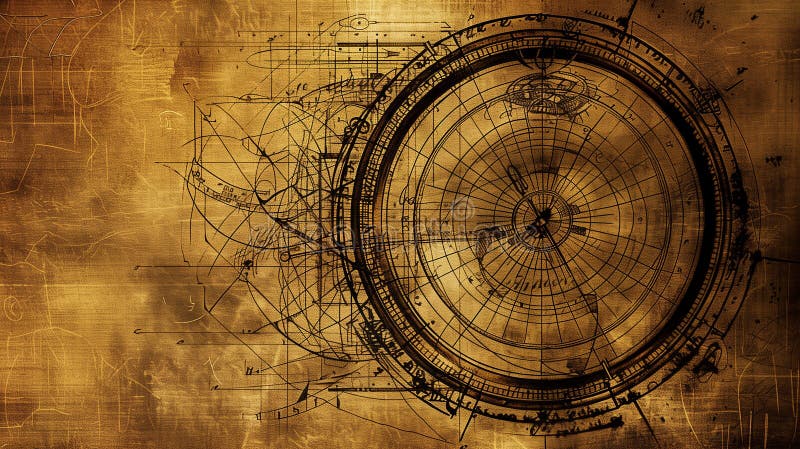 A Mesmerizing Celestial Clock Face Suspended in a Cosmic Expanse ...