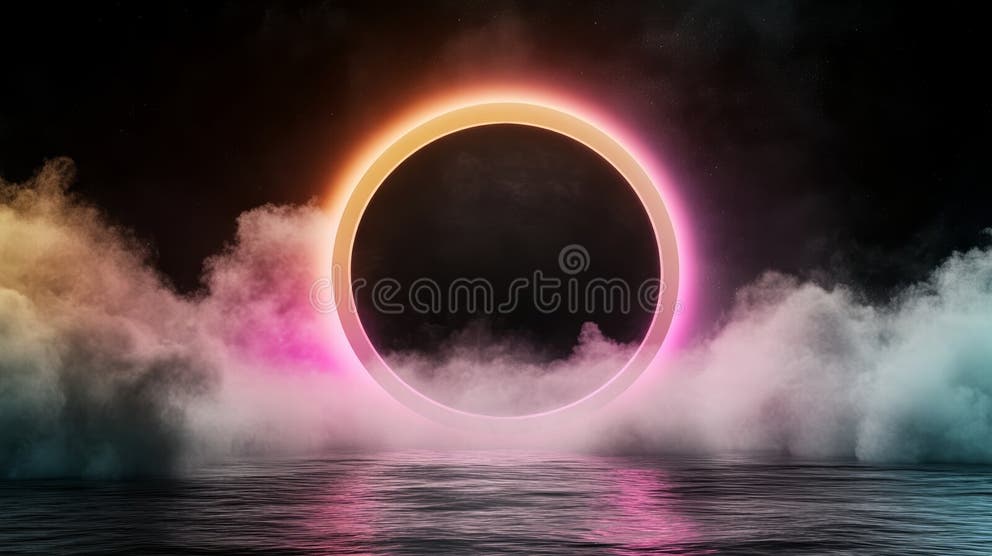 Mesmerizing Celestial Display, a Black and Pink Eclipse Graces the ...