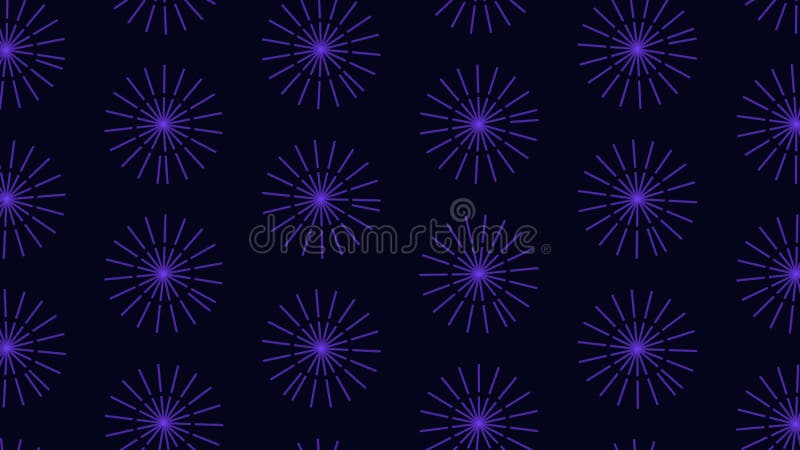 Radiating Purple and Blue Lines Create a Mesmerizing Circular Pattern ...