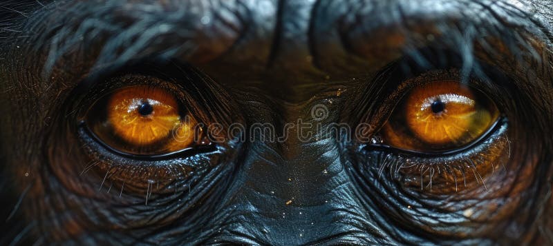 Mesmerizing Close-up of Expressive Monkey Eyes, Revealing Emotion and ...