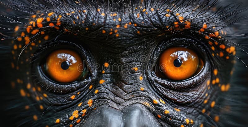 Mesmerizing Close-up of Expressive Monkey Eyes, Revealing Emotion and ...