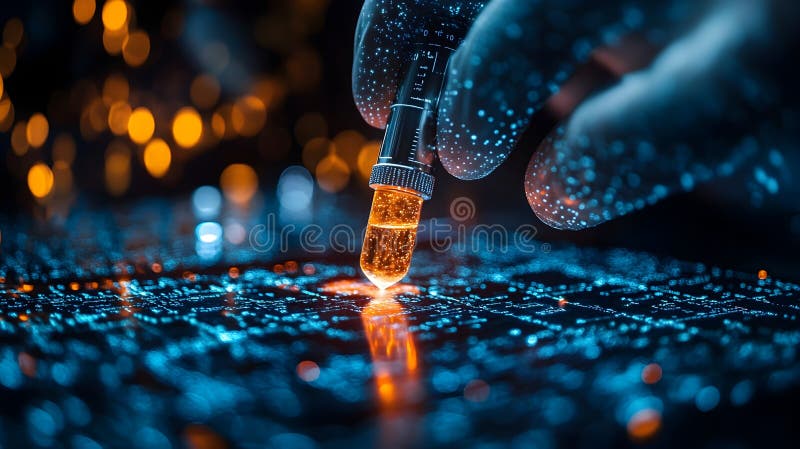 Mesmerizing Close-up View of a Water Drop Making a Striking Splash on a ...
