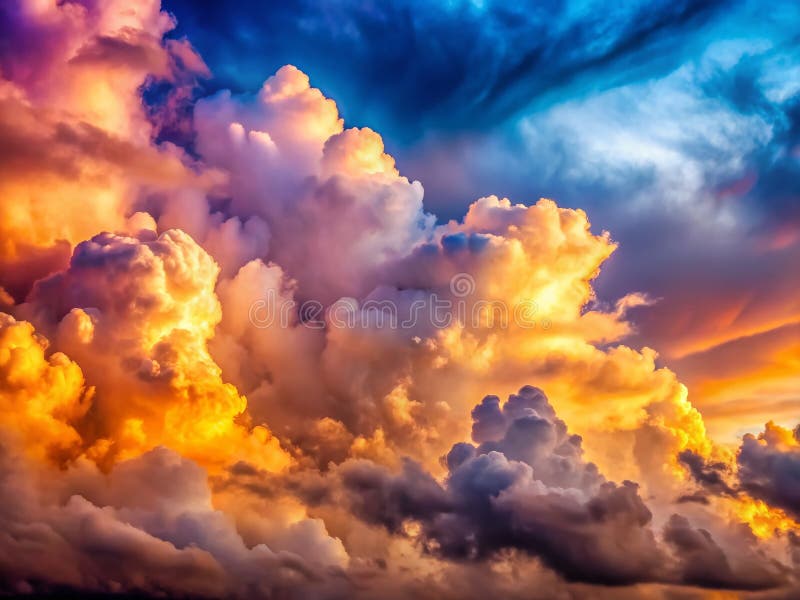 Mesmerizing Cloudscape a Breathtaking Display of Atmospheric Dynamics ...
