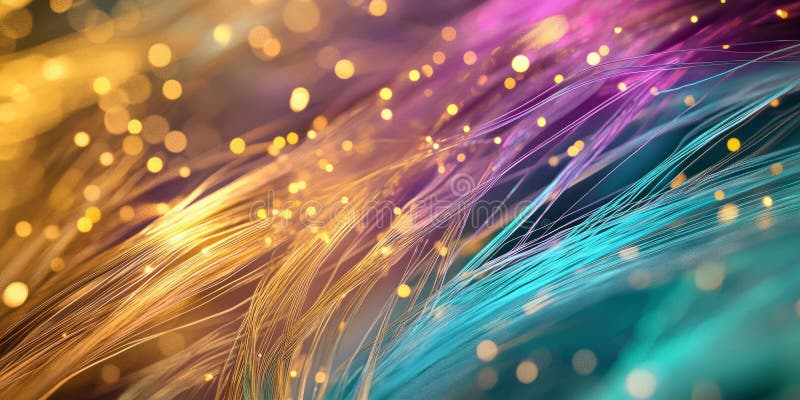 A Mesmerizing, Colorful Abstract Background Featuring Soft, Glowing ...