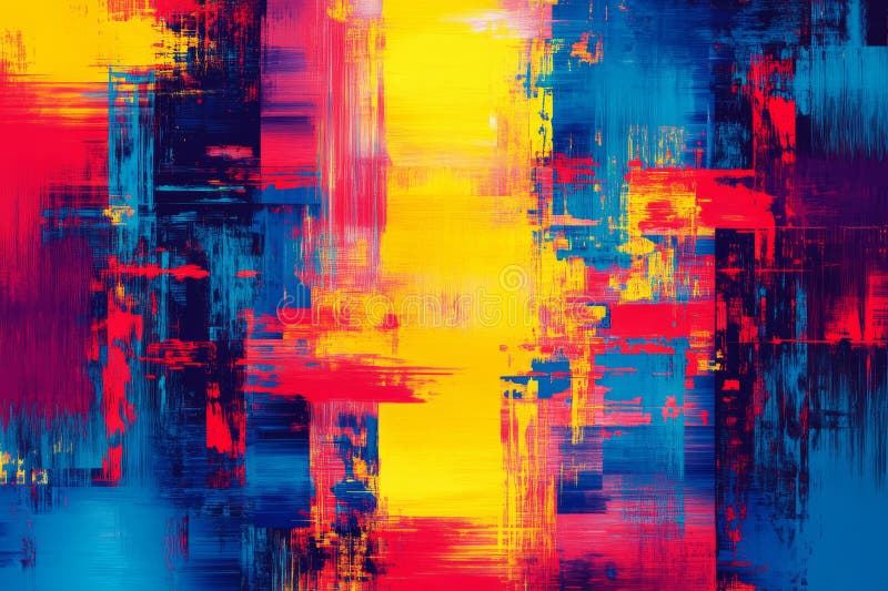 A Mesmerizing, Colorful Abstract Background with High-energy Glitch ...
