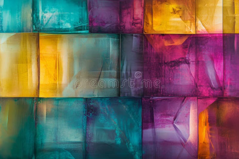 A Mesmerizing, Colorful Abstract Background with Layered, Overlapping ...