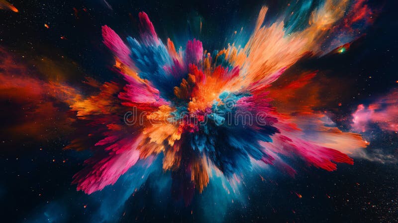 Mesmerizing Cosmic Colorburst: a Hyper-Realistic, Ultra-Detail ...