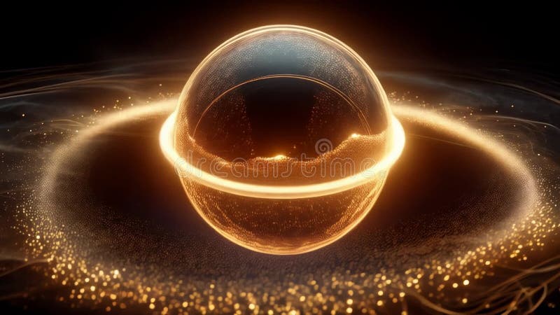 Galactic Sphere of Energy and Light Stock Footage - Video of ethereal ...