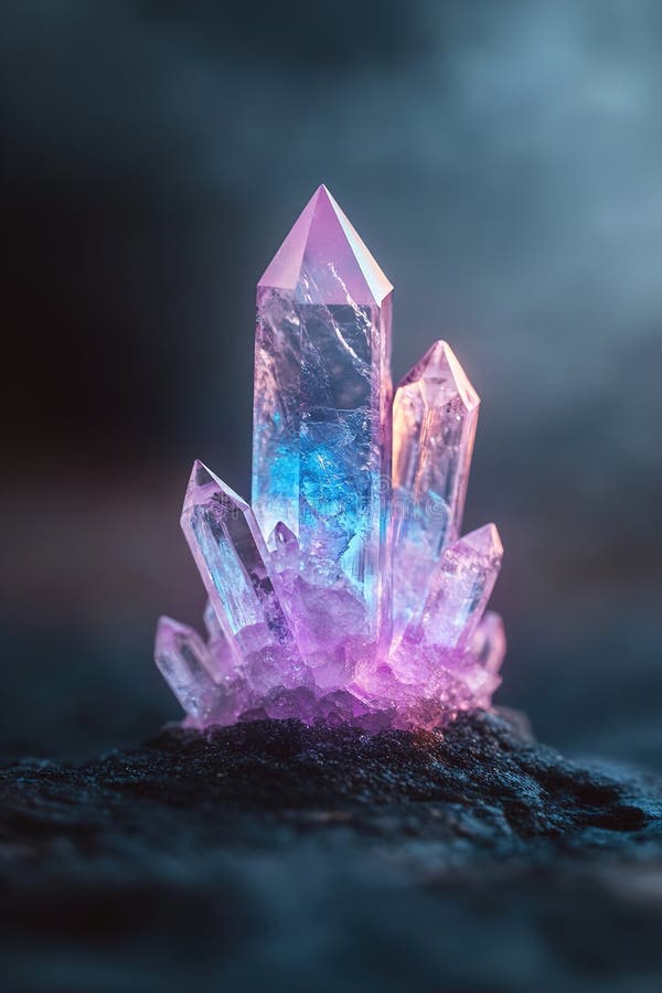 A Mesmerizing Crystal Formation Rises from the Depths, Casting Soft ...