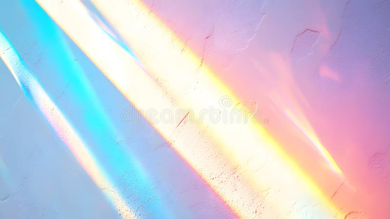 Mesmerizing Crystal Prism with Rainbow Light Refraction Texture for ...