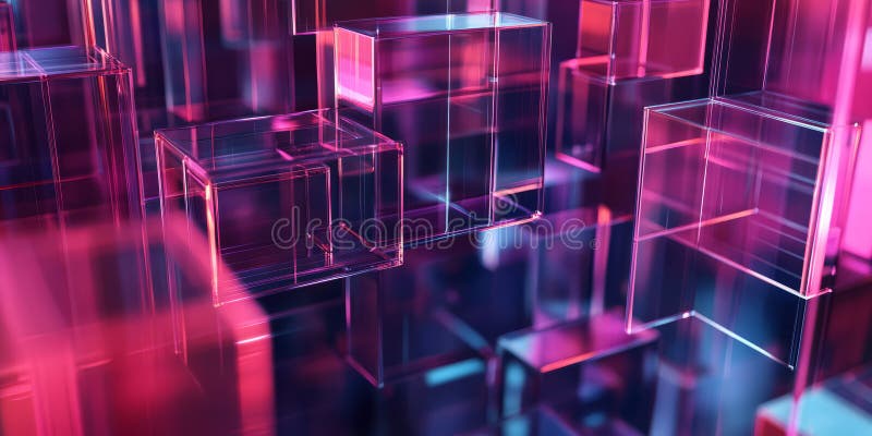A Mesmerizing 3D Abstract Background Showcasing an Array of Floating ...
