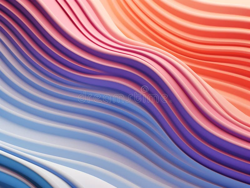 A Mesmerizing 3D Abstract Multicolor Visualization, Colorful 3D ...