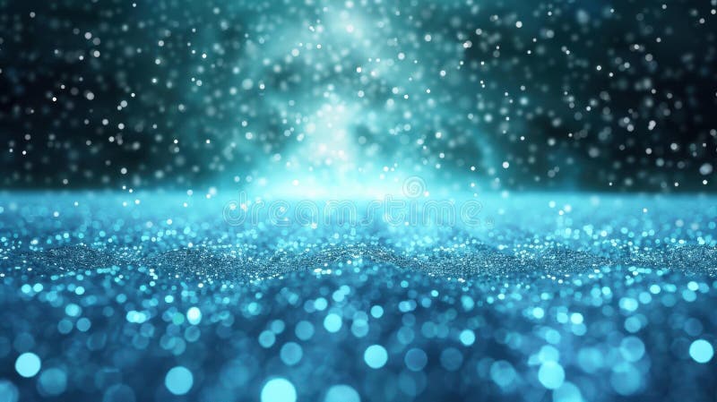 Mesmerizing 3D Animation of Blue Lights Flowing through Space in a ...