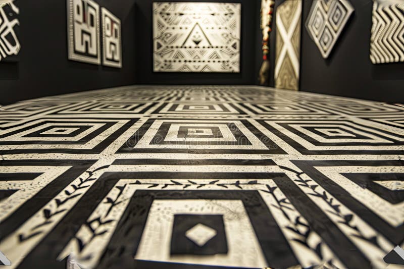 Mesmerizing 3D Aztec Pattern with Intricate Depth and Texture Effects ...