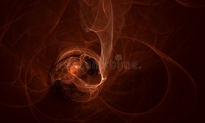 Mesmerizing 3d Funnel of Silky Light Substance in Deep Space. Stock ...