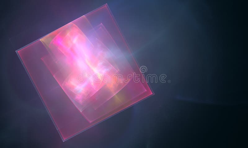 A Mesmerizing Square Frame of Fire Dances Against a Dark Abyss while ...