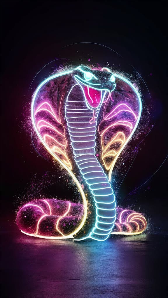 A Mesmerizing 3D Holographic Image of a Laser-exploded Cobra Design ...