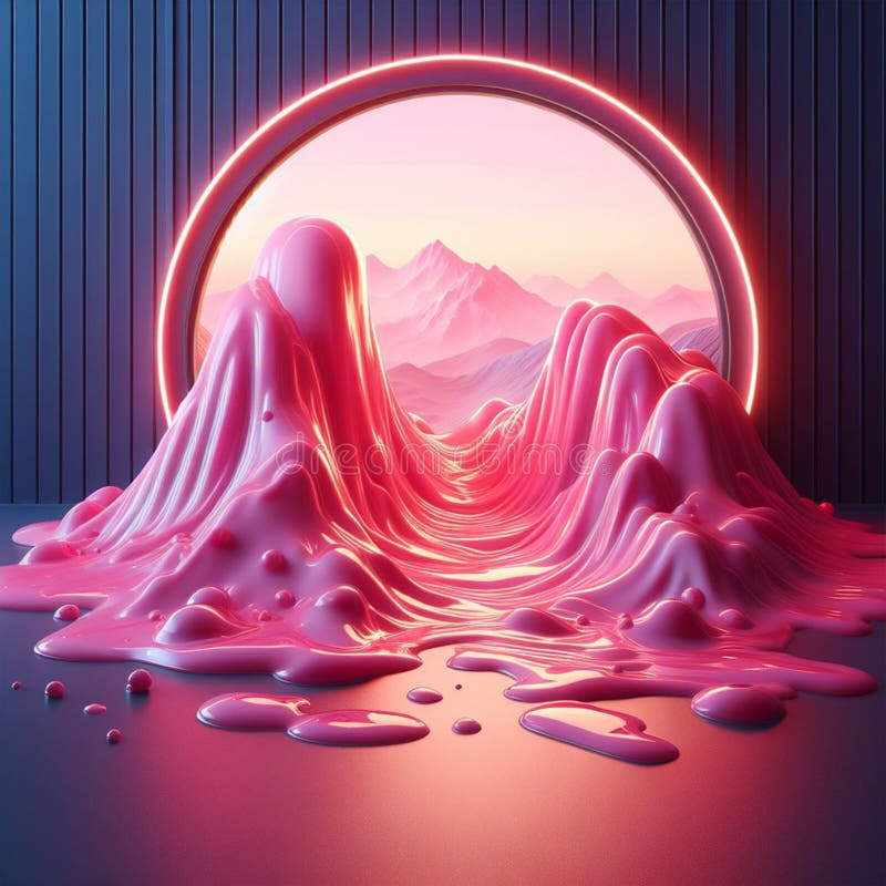 Mesmerizing 3D Render Abstract Background for Product Presentation ...