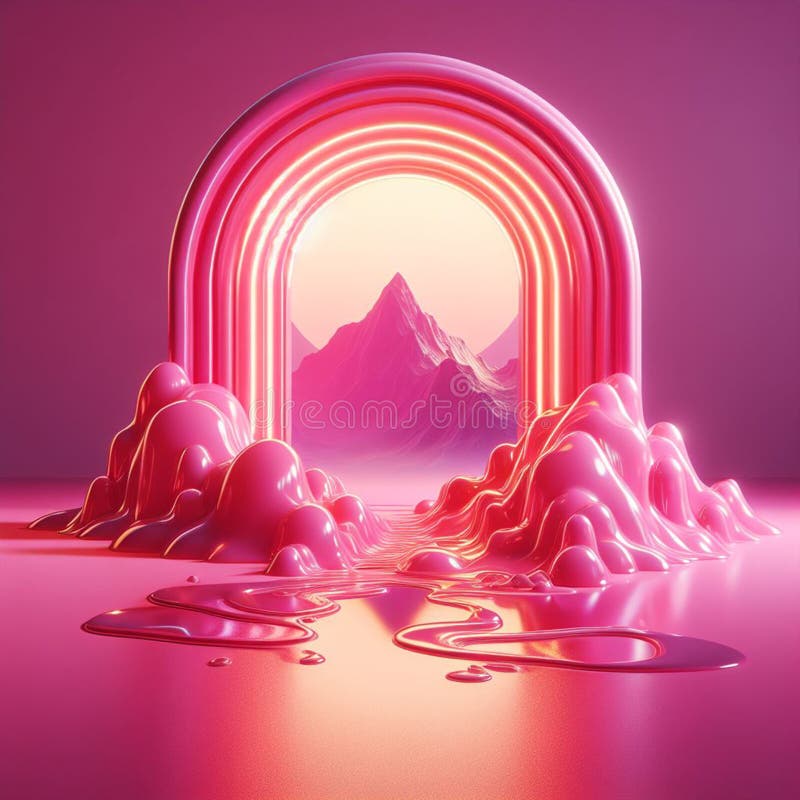 Mesmerizing 3D Render Abstract Background for Product Presentation ...