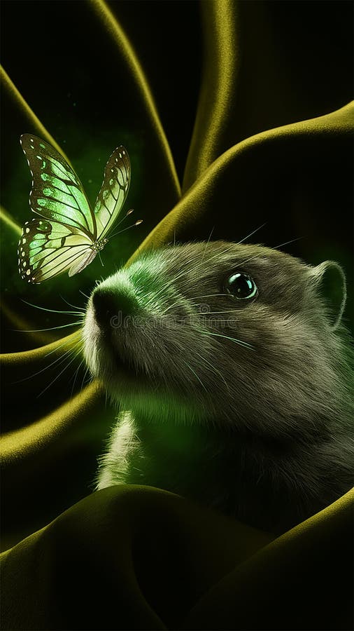 A Mesmerizing 3D Render of a Gopher S Face, Illuminated by a Soft ...