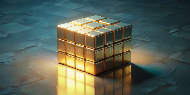 Glowing Rubiks Cube Variant Stock Illustrations – 1 Glowing Rubiks Cube ...