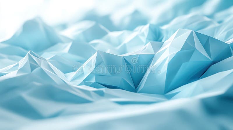Abstract Geometric Pattern in Aqua Blue Minimalist Visual Tapestry, 3D ...