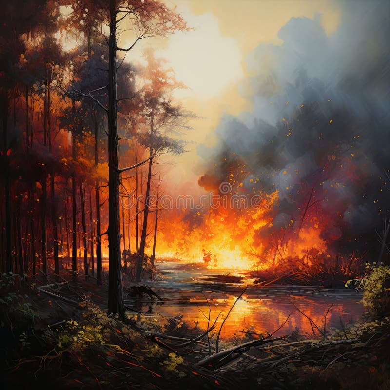 The Mesmerizing Dance of Fire and Water in the Heart of the Enchanted ...