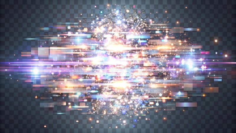 A Mesmerizing Dance of Vibrant Pixels, Distorted and Fragmented ...