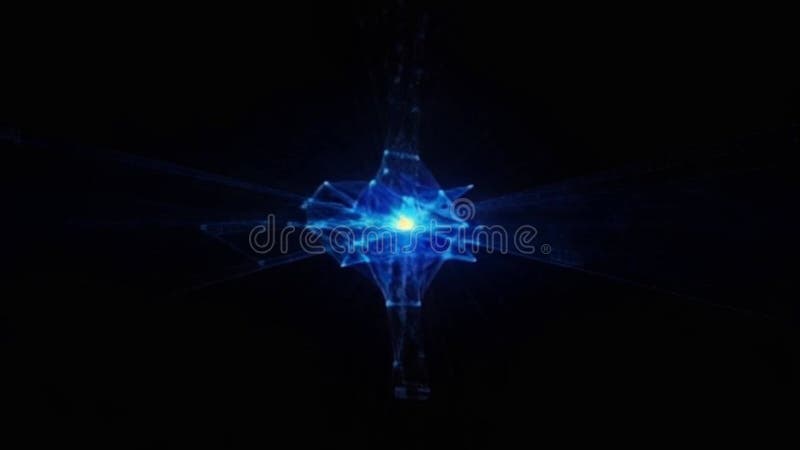 Data Flow Animation on Dark Background Tech Visuals Stock Video - Video ...