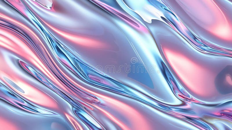 Mesmerizing Design of Liquid Chromatic Metallic Texture, Creating a ...