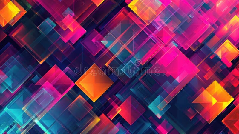 A Mesmerizing Digital Art Piece Featuring an Array of Vibrant ...