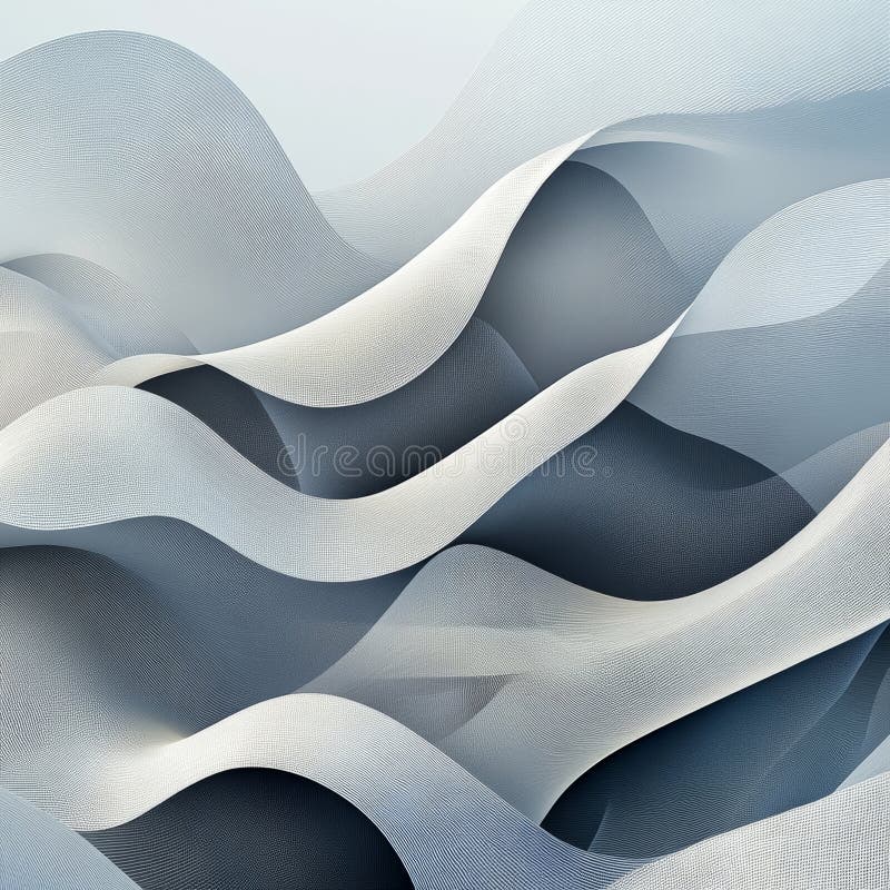 Abstract Waves stock illustration. Illustration of translucent - 334556883