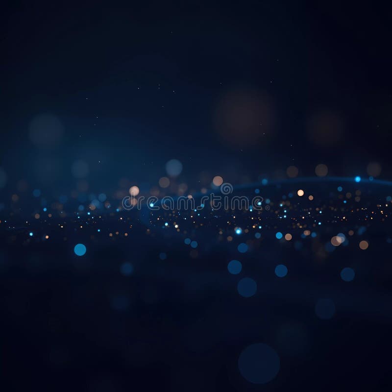 A Mesmerizing Digital Background Features a Blend of Blue and Gold ...