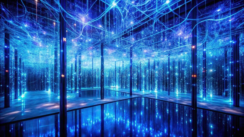 Mirrored Digital Structure Stock Illustrations – 500 Mirrored Digital ...