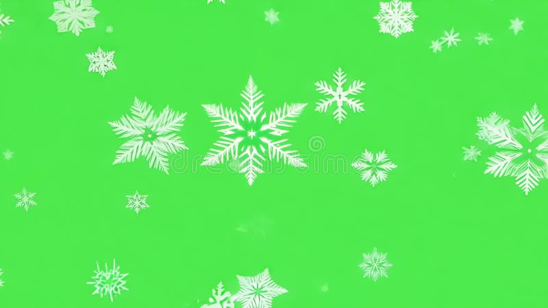 A Mesmerizing Display of Animated Snowflakes Each One Unique in Its ...