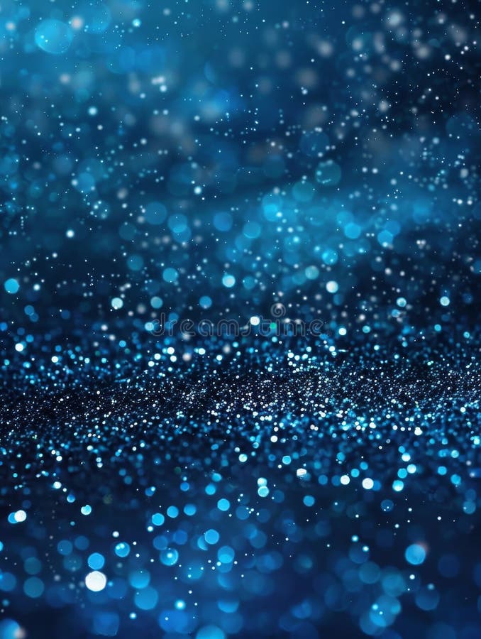 A Mesmerizing Display of Blue and White Glittering Lights Creating a ...