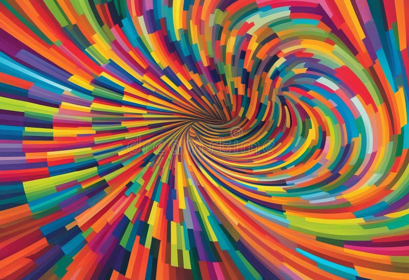 A Mesmerizing Display of Color, Movement, and Vibrancy Stock ...